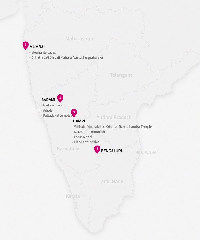 One-Week Tour of Badami and Hampi - Deccan Heritage Foundation
